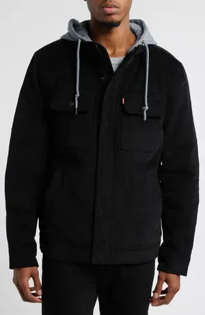 LEVI'S Hooded Corduroy Jacket
