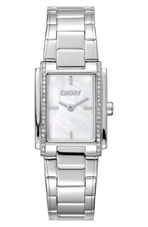 Dkny L 122 Bracelet Watch - White Mop