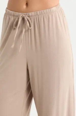 Nordstrom Moonlight Eco Lace Trim Pajamas - Tan