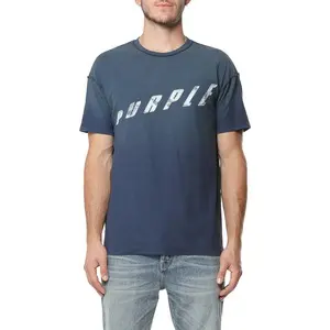 PURPLE BRAND Inside Out Graphic T-shirt - Blue