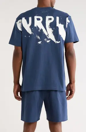 PURPLE BRAND Logo Graphic T-shirt