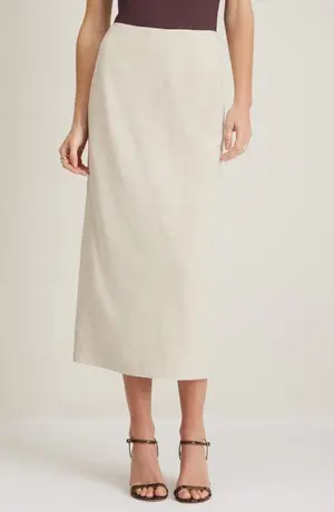 Nordstrom Suede Midi Skirt