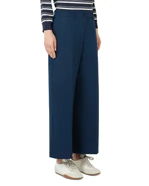 Max Mara Wkdurial Stretch Cotton Satin Pants
