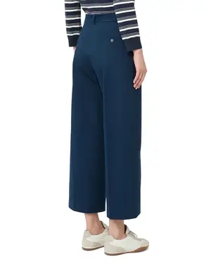 Max Mara Wkdurial Stretch Cotton Satin Pants