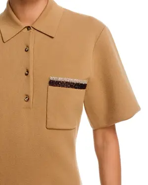 3.1 Phillip Lim Short Sleeve Polo Mini Dress