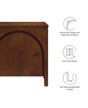 MODWAY Appia Arched Door Nightstand