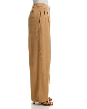 DARKPARK Phebe Wool Wide Leg Pants - Camel