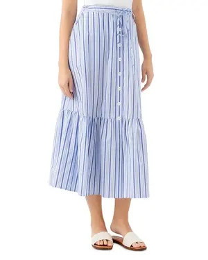 Karen Kane Tiered Midi Skirt