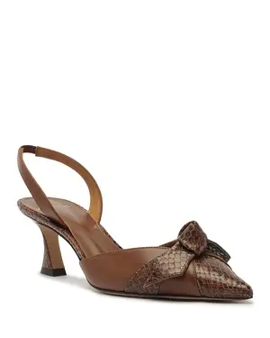ALEXANDRE BIRMAN Clarita Slingback Pumps - Espresso