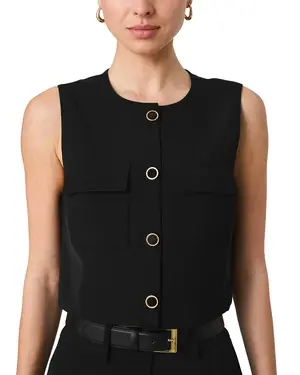 French Connection Sleeveless Boxy Top