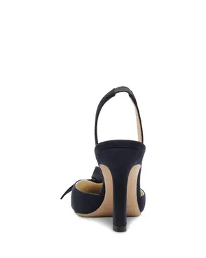 ALEXANDRE BIRMAN Clarita Slingback Pumps - Navy