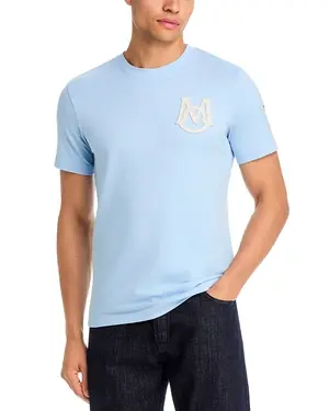 Moncler Short Sleeve Tee - Light Blue