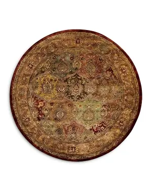 NOURISON HOME Jaipur Ja25 Round Area Rug, 8' X 8 - Brown