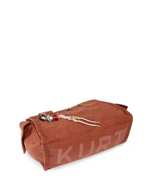 Kurt Geiger Celia Quilted Canvas Tote - Rust/copper