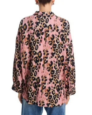 R13 Long Sleeve Printed Shirt