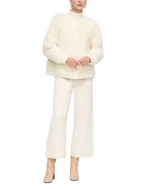 Lafayette 148 New York Reversible Shearling Jacket