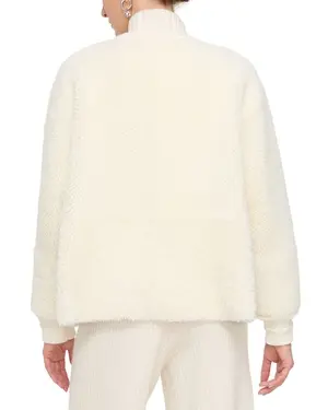 Lafayette 148 New York Reversible Shearling Jacket