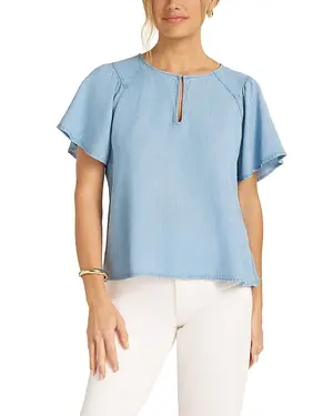 MATTY M Hayden Top - Chambray