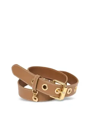 Maje Miss M Eyelet Leather Belt