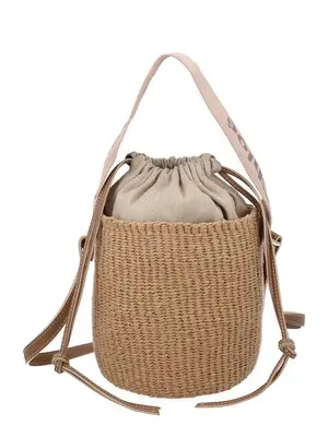 Chloé Borsa A Secchiello "woody" Small - Beige
