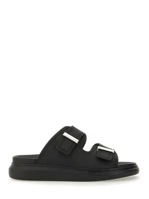 Alexander McQueen Sandalo "hybrid Double Buckle - Black