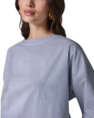 Donna Karan New York Three Quarter Sleeve Top