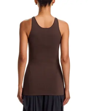 TOTEME Classic Knit Tank Top - Walnut