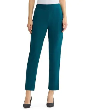 Ming Wang Straight Leg Pants - Deep Teal