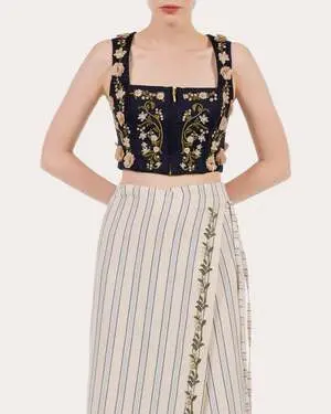 Agua Bendita Maria Valle Cotton Fringe Pareo