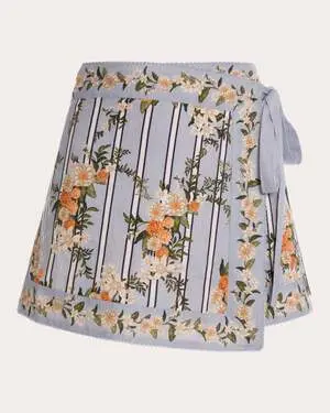 Agua Bendita Luna Valle Linen Mini Pareo - Multicolor