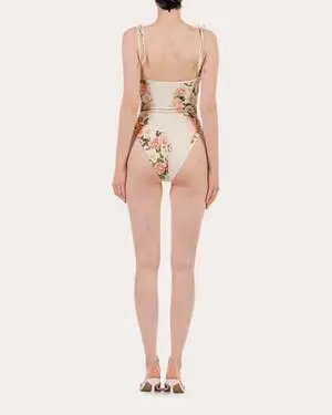 Agua Bendita Rabano Paraíso Bustier One-piece Elastane/polyester/polyamide