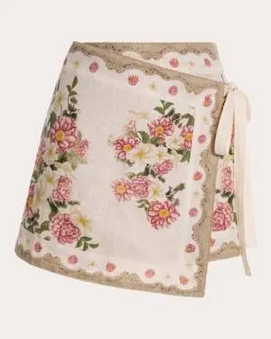 Agua Bendita Luna Paraiso Linen Mini Pareo