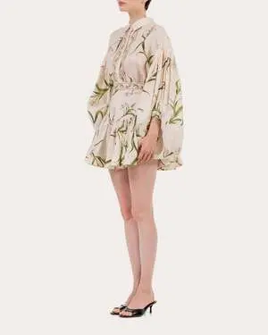 Agua Bendita Agar Azucar Linen Billowed Blouse