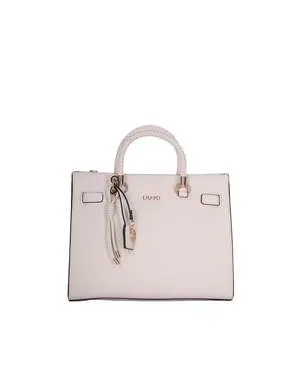 Liu Jo Large Structured Tote Bag With Braided Top Handles