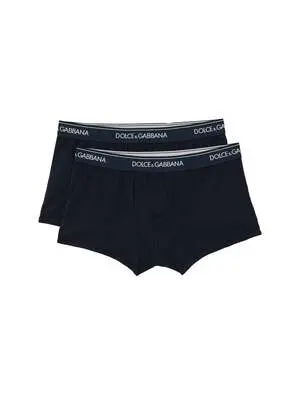Dolce & Gabbana Stylish Two-pack Boxer Briefs For - Blue