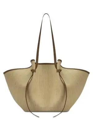Yuzefi YUZEFI Mini Raffia Shoulder Bag Beige