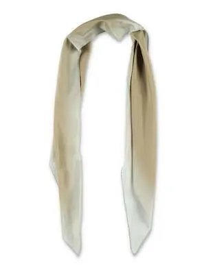 LARDINI Cotton And Silk Blend Geometric Scarf - Beige
