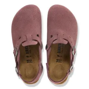 BIRKENSTOCK Tokio Suede Leather Clogs