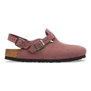 BIRKENSTOCK Tokio Suede Leather Clogs