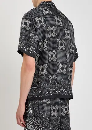 Amiri Checked Silk Shirt