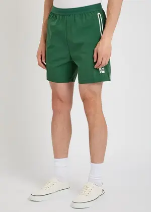 MALBON Performance Logo Stretch-jersey Shorts