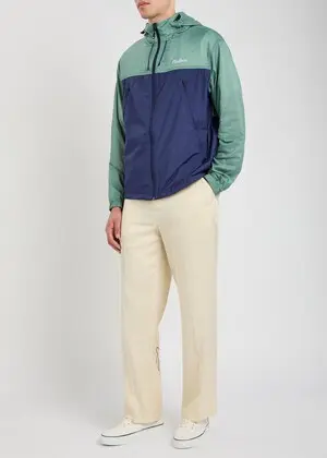 MALBON Caribe Logo Hooded Shell Jacket