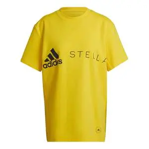 Adidas By Stella Mccartney Logo T-shirt - Yellow
