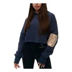 HOUSE OF CENMAR Cropped Hoodie - Gray