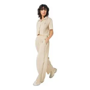 HOUSE OF CENMAR High-waisted Crinkled Pants
