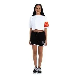 HOUSE OF CENMAR Short With White Outline - Black