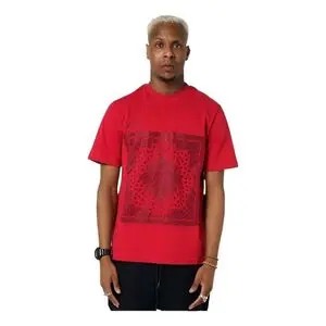 HOUSE OF CENMAR Cenmar Carpet Printed T-shirt - Deep Red