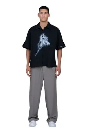 HOUSE OF CENMAR Shirt With Cenmar Horse Artwork