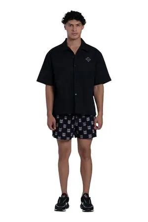 HOUSE OF CENMAR Wolf Artwork Shorts