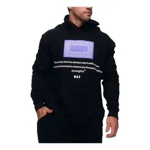 HOUSE OF CENMAR Graphic Hoodie - Black